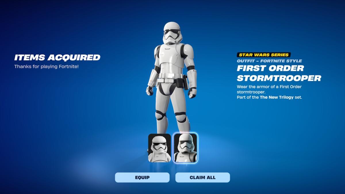Fortnite First Order Stormtrooper Skin Revealed: Here's How to Get It for Free | Beebom