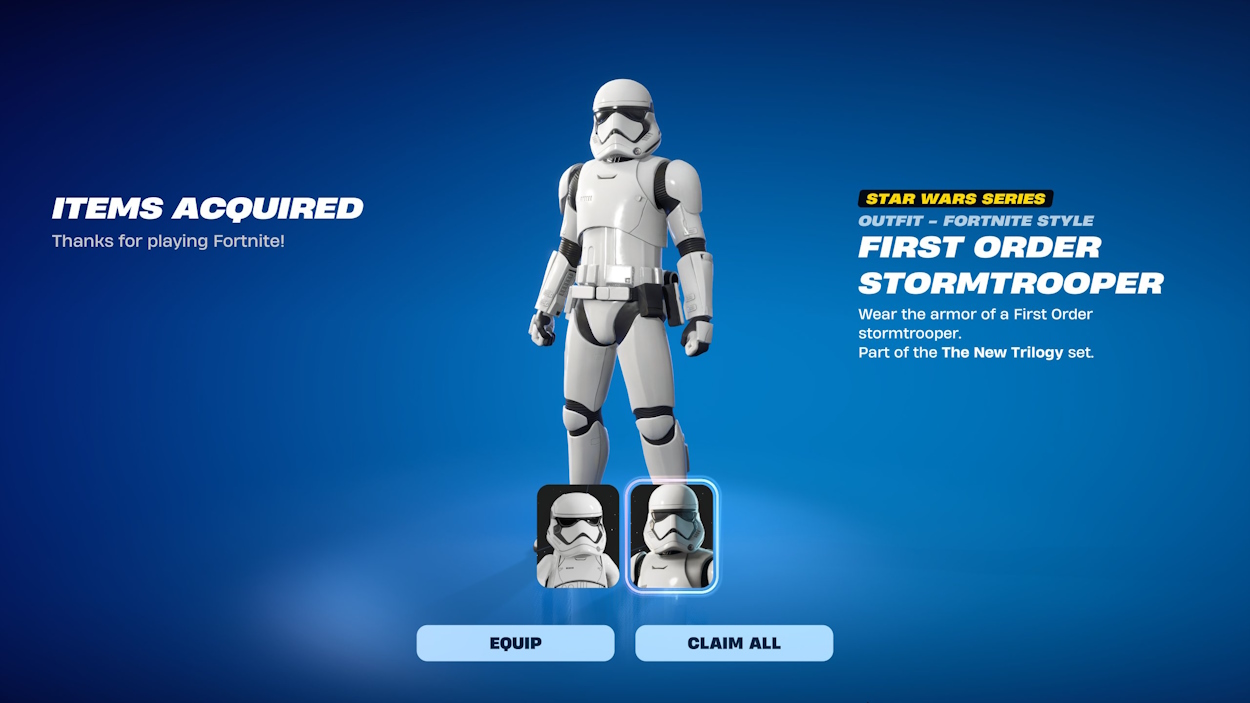 Fortnite First Order Stormtrooper Skin Revealed: Here's How to Get It ...