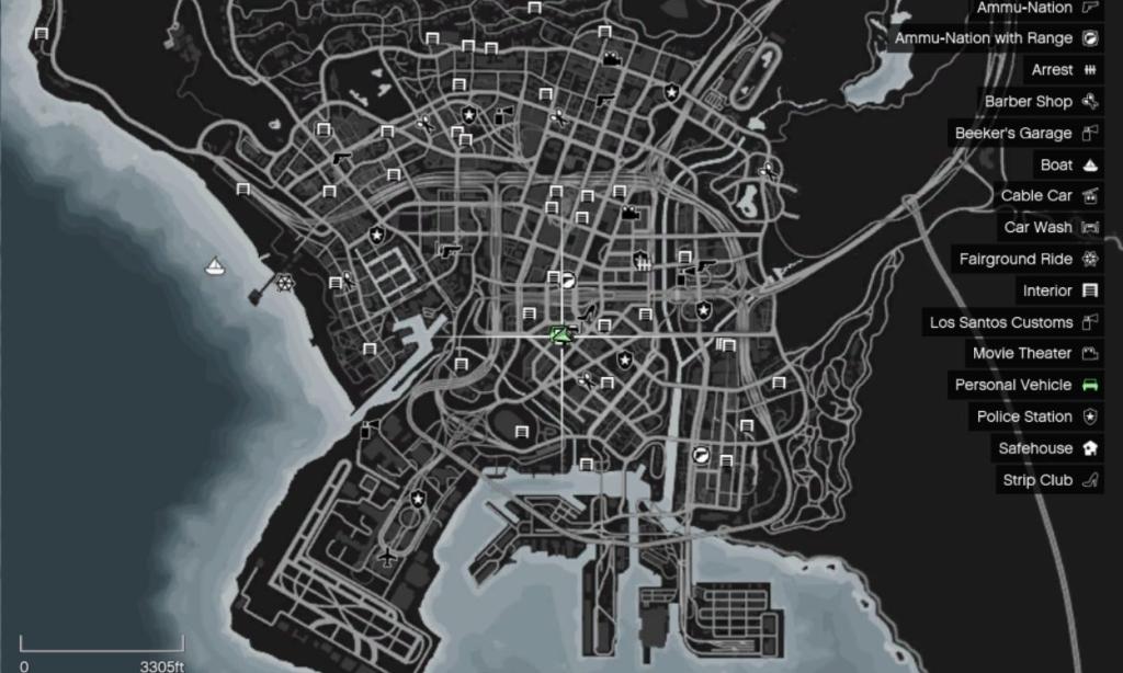 GTA 5 Map Guide: All Locations, Size, Landmarks, and More | Beebom