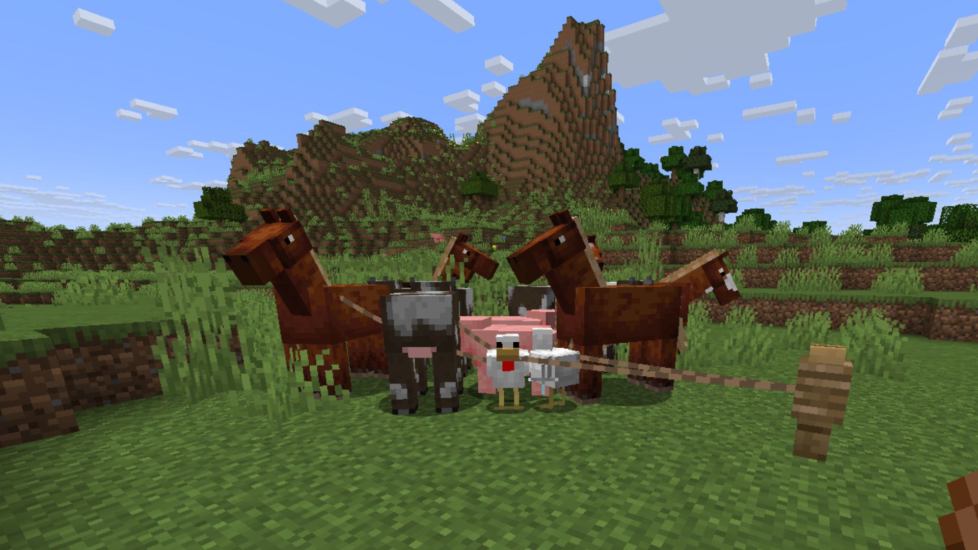 New Minecraft Leash Update Finally Makes Mob Transportation Safer | Beebom