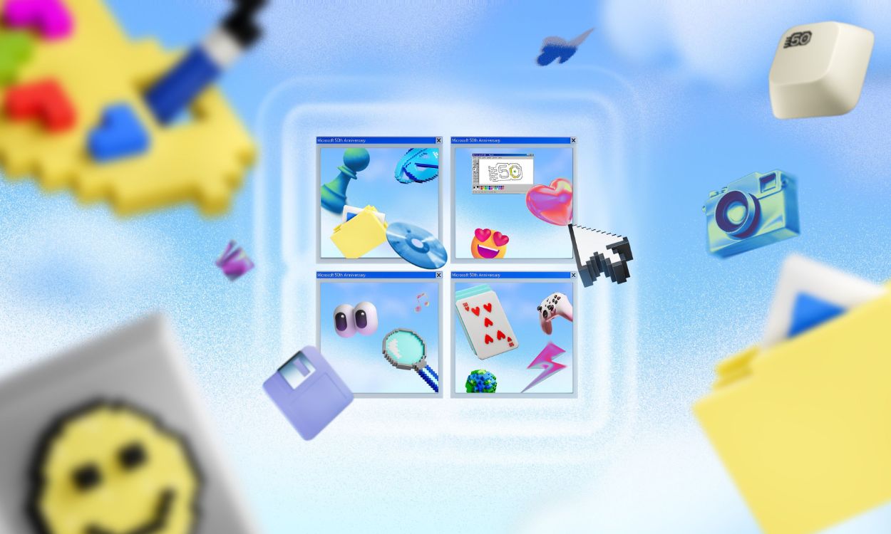 Microsoft Celebrates 50th Anniversary With Nostalgic Wallpapers ...