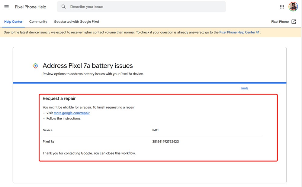 Google Addresses Pixel 7a Battery Swelling with a Free Repair Program | Beebom