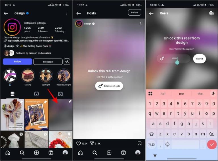 Instagram Testing Secret Reels That You Can Unlock With A Code Beebom