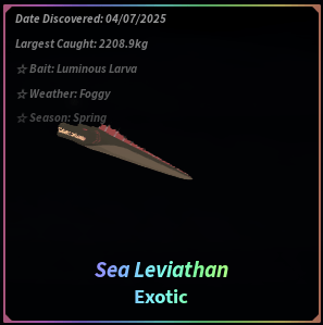 How to Catch Sea Leviathan in Fisch | Beebom