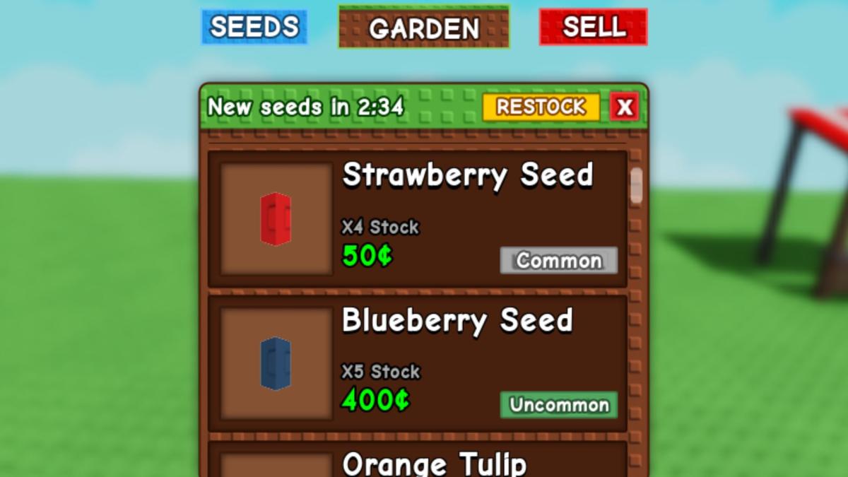 All Grow a Garden Seeds Guide (August 2025) | Beebom