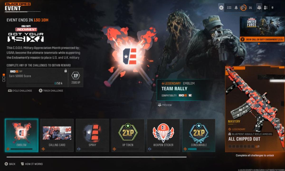 All CODE Got Your Six Event Rewards in Black Ops 6 and Warzone | Beebom