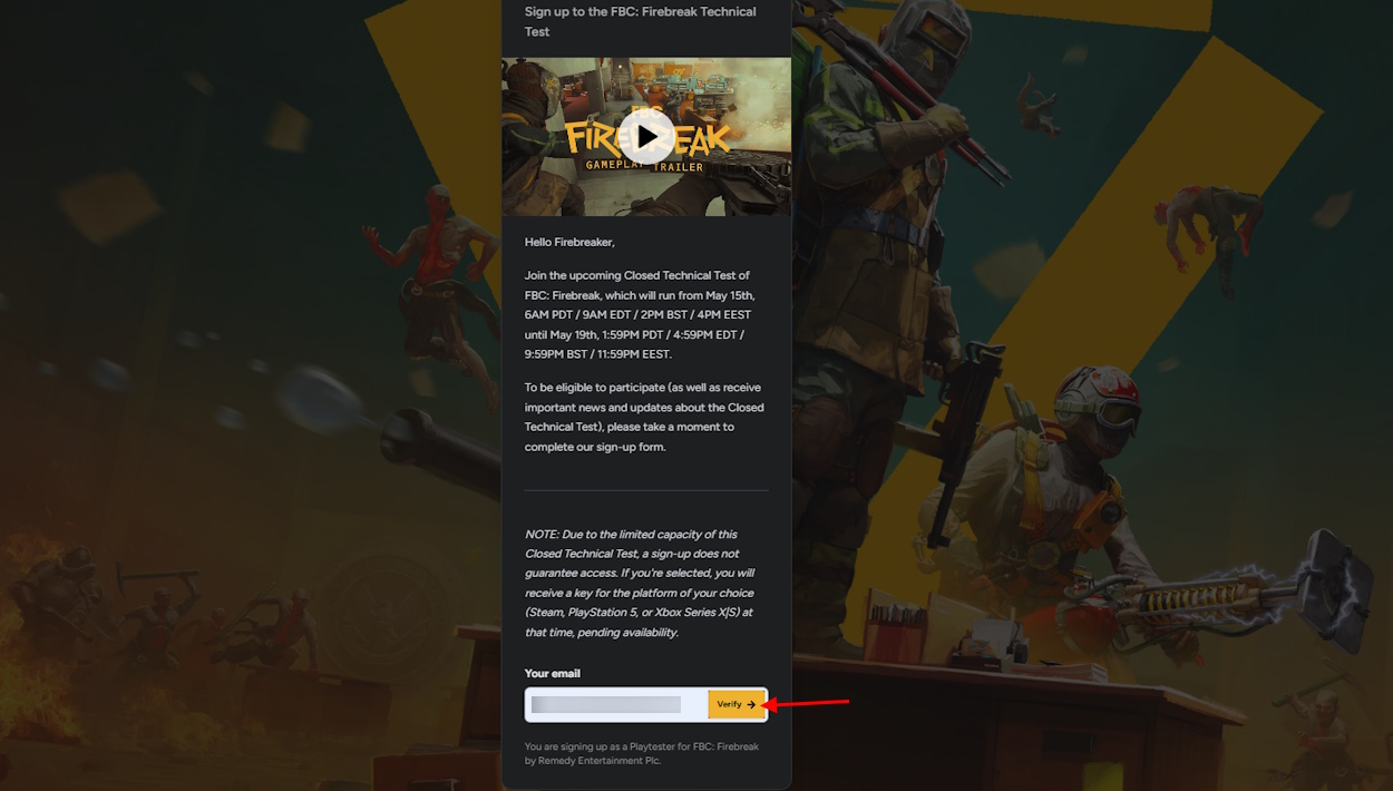 Remedy's FBC: Firebreak Launches Closed Tech Test: Here's How to Sign ...