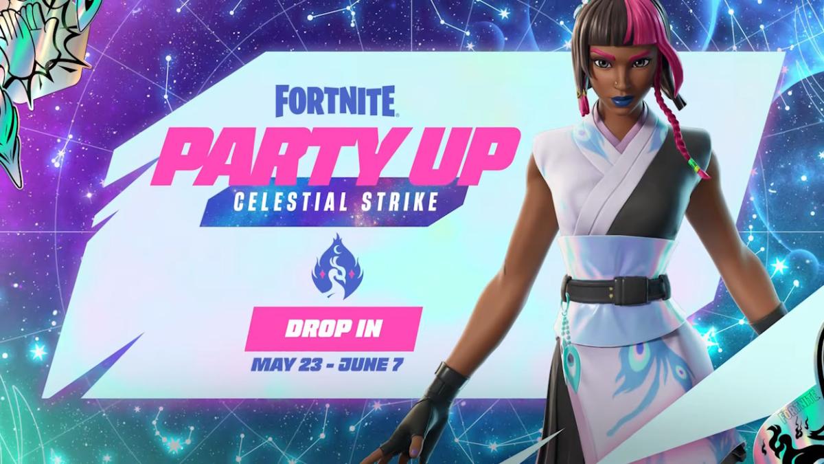Fortnite Party Up Celestial Strike Quests Guide: Get Free Iridia Vayne Skin | Beebom