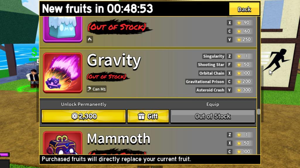 Blox Fruits Stock Live: Current Normal & Mirage Status