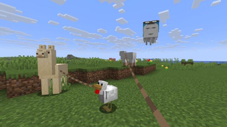 How to Leash Minecraft Mobs Together Using Lead | Beebom