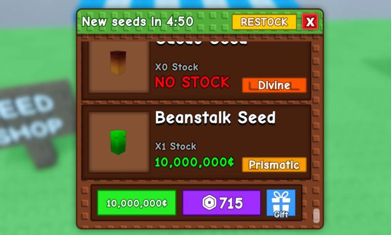 How to Get Beanstalk in Grow a Garden Roblox | Beebom