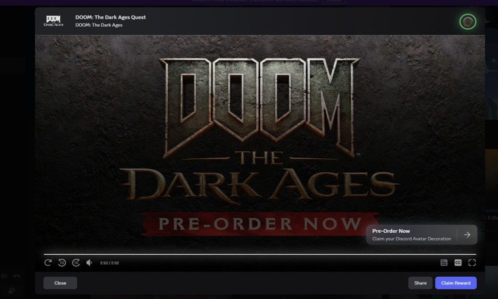 How to Get Discord x Doom: The Dark Ages Shield Saw Decoration | Beebom