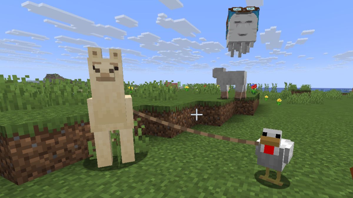 How to Leash Minecraft Mobs Together Using Lead | Beebom