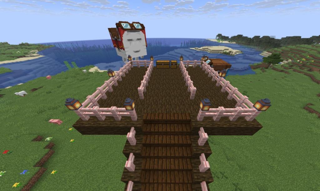 How to Make a Happy Ghast Station in Minecraft | Beebom