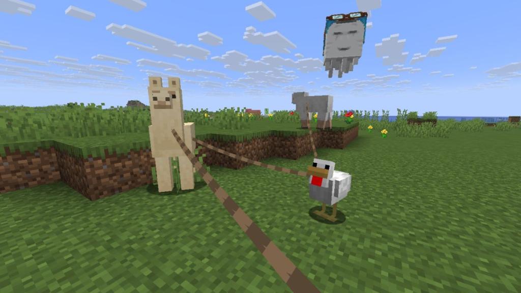 How to Leash Minecraft Mobs Together Using Lead | Beebom