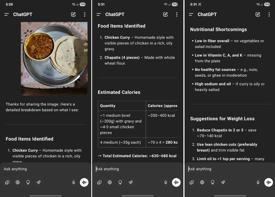 I Used ChatGPT as a Calorie Tracker, Did It Help Me Lose Weight? | Beebom