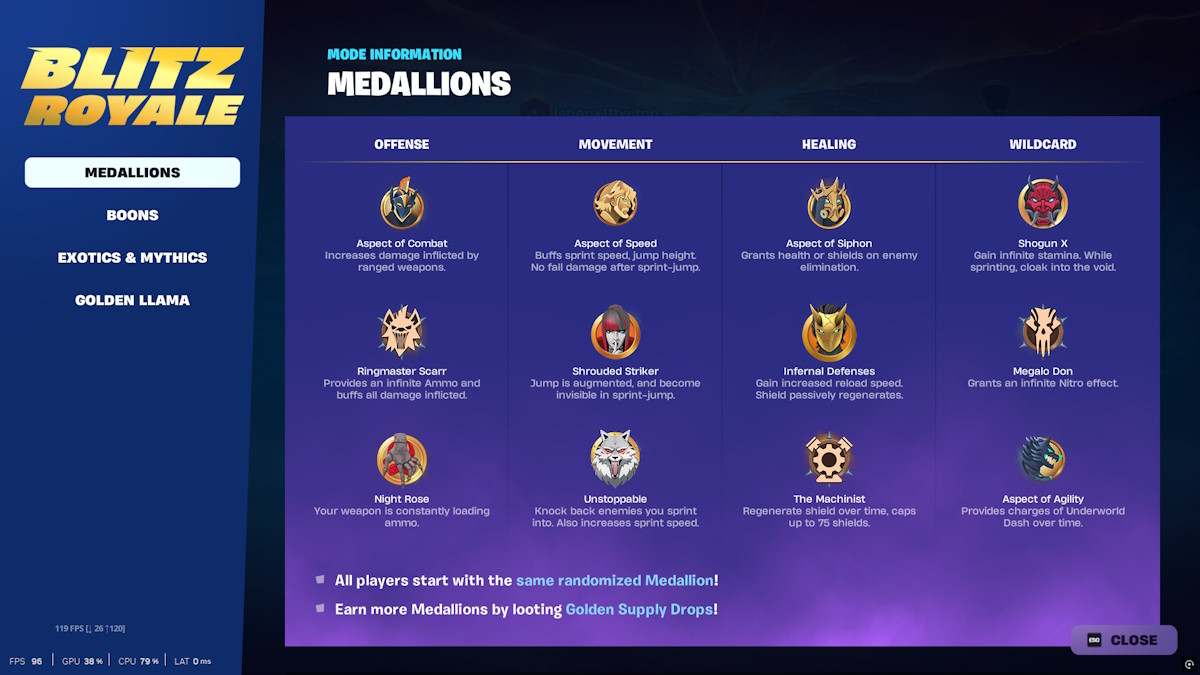 Fortnite Blitz Royale: All Medallions and Their Effects | Beebom