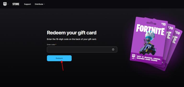 How to Redeem Fortnite Gift Card | Beebom