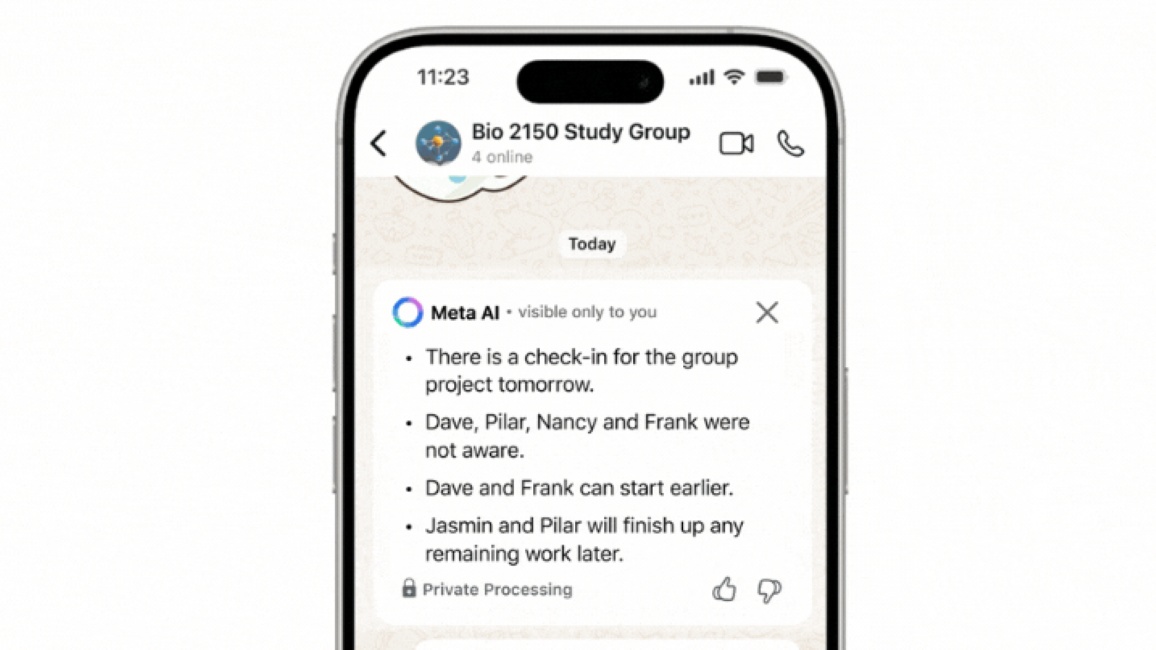 You Can Now Summarize Long Chats in WhatsApp with Meta AI | Beebom