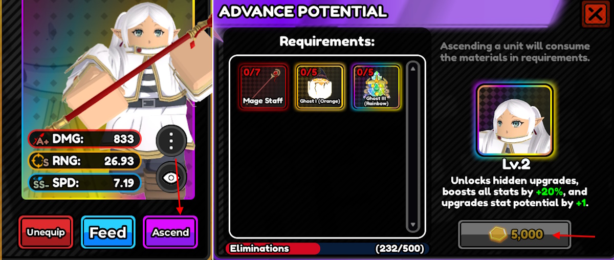 All Star Tower Defense X: How to Ascend or Evolve Units | Beebom