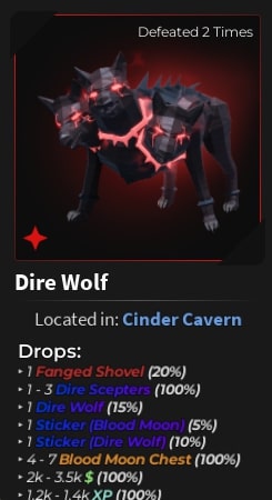 Dig Dire Wolf Boss Guide | Beebom