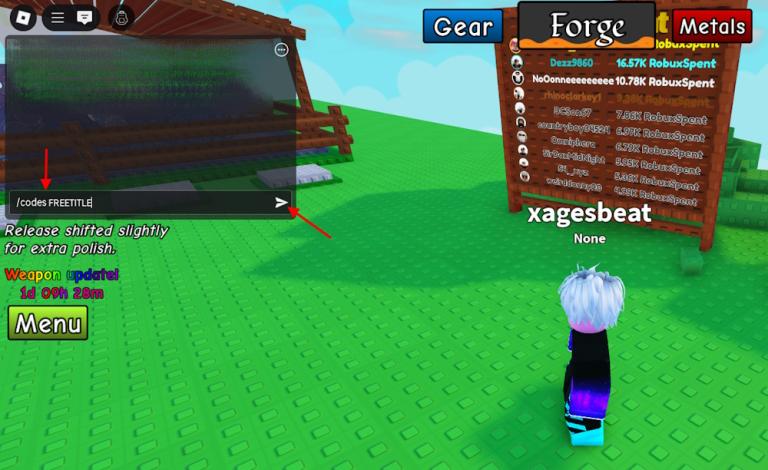 Forge a Weapon Codes (November 2025) | Beebom