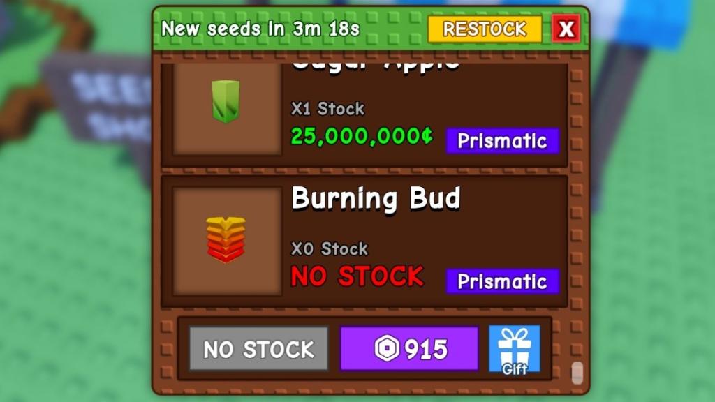 How to Get Burning Bud in Grow a Garden | Beebom