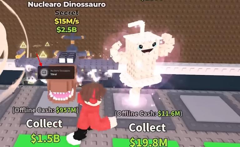 How to Unlock Secret Nuclearo Dinossauro in Steal a Brainrot | Beebom