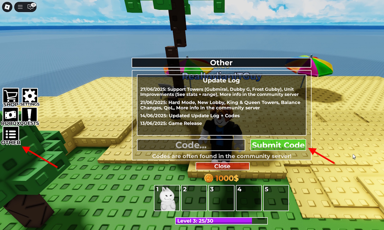 Gubby Tower Defense Codes (January 2026) | Beebom