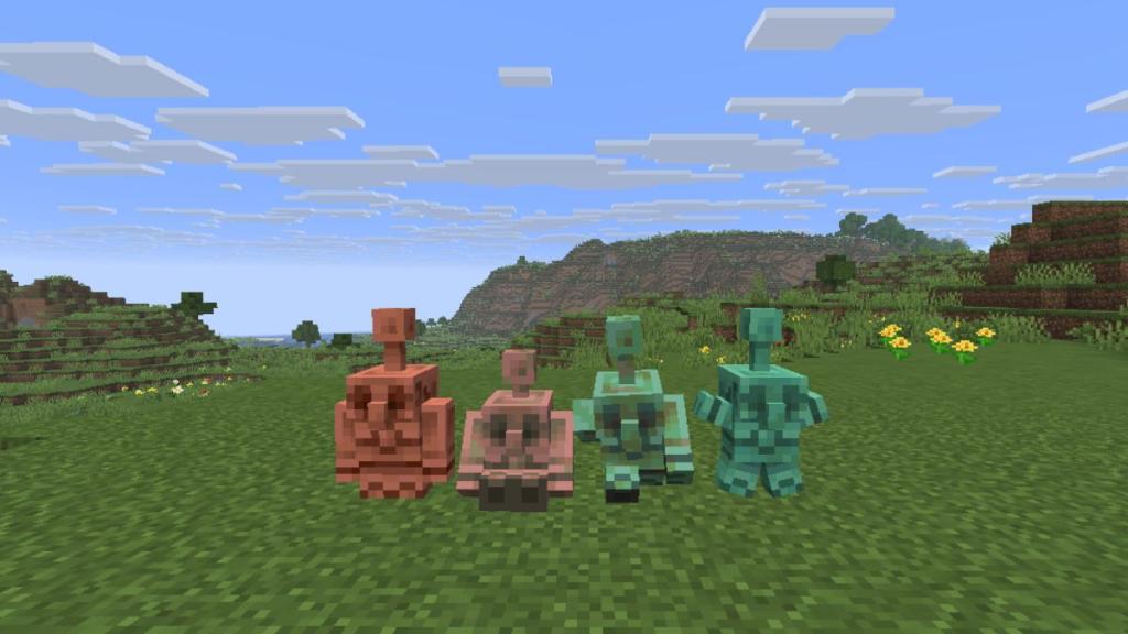 Minecraft Copper Golem Statue: How to Get, Oxidation States, and ...