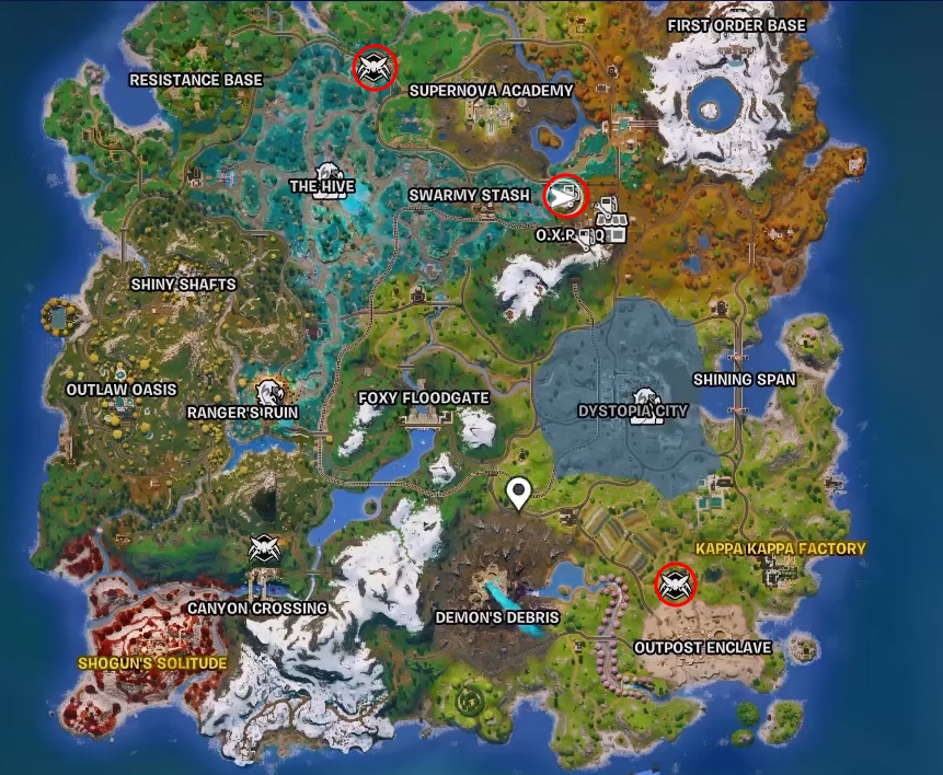 Fortnite Hammerhead Choppa Locations: Where to Find Them in Chapter 6 Season 4 | Beebom