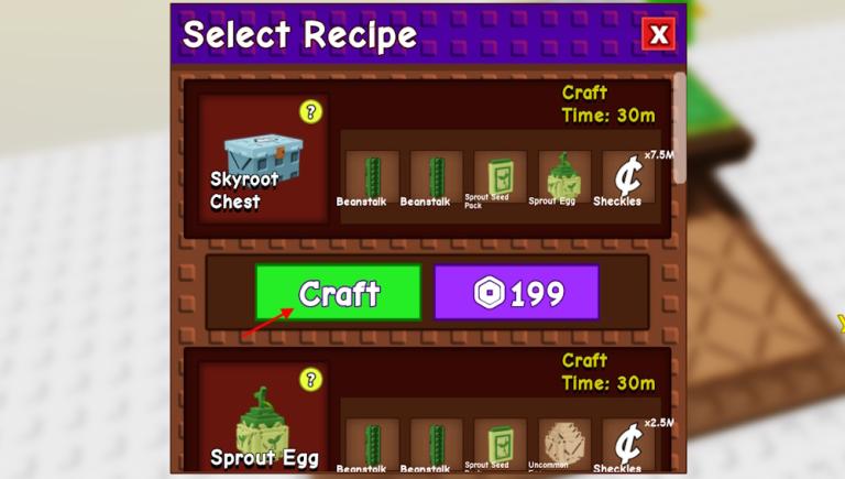 How to Get Skyroot Chest in Grow a Garden Beanstalk Expansion Update ...