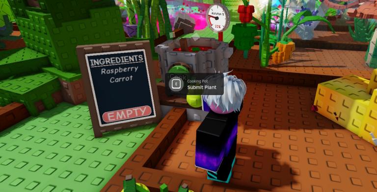 Grow a Garden - How to Unlock Cooking Kit and Cook Food Items | Beebom