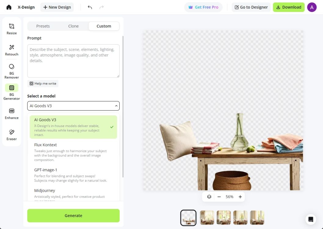 X-Design AI Photo Editor Creates Warm and Authentic Product Visuals ...