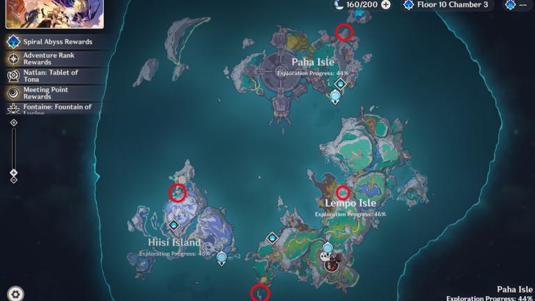All Nod-Krai Borderland Shrine of Depths Locations in Genshin Impact ...