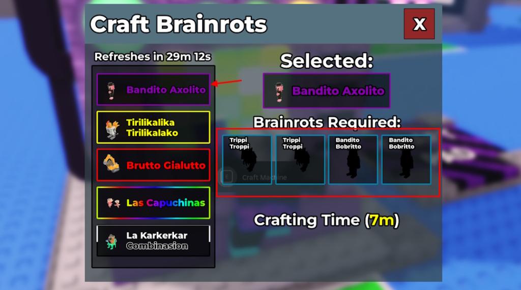 Steal a Brainrot Craft Machine Guide – All Brainrot Crafting Recipes | Beebom