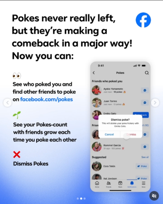 Facebook Wants to Take on Snap Streaks With Its Old Poke Feature | Beebom