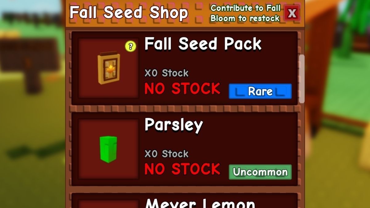 Grow a Garden Fall Seed Pack: All Crops and How to Get | Beebom