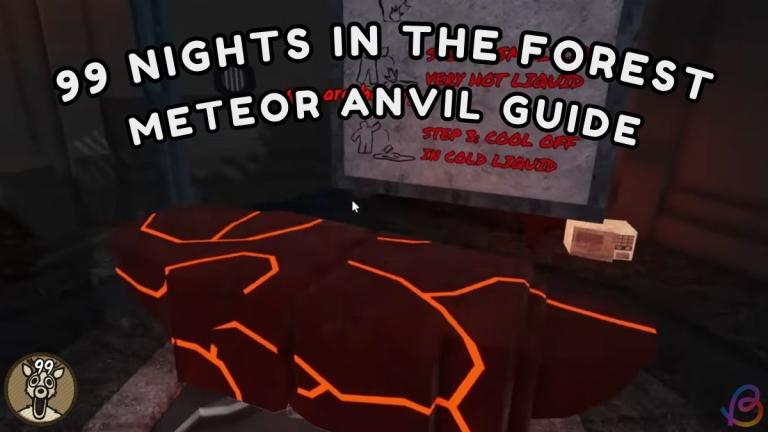 99 Nights in the Forest Meteor Anvil Guide | Beebom
