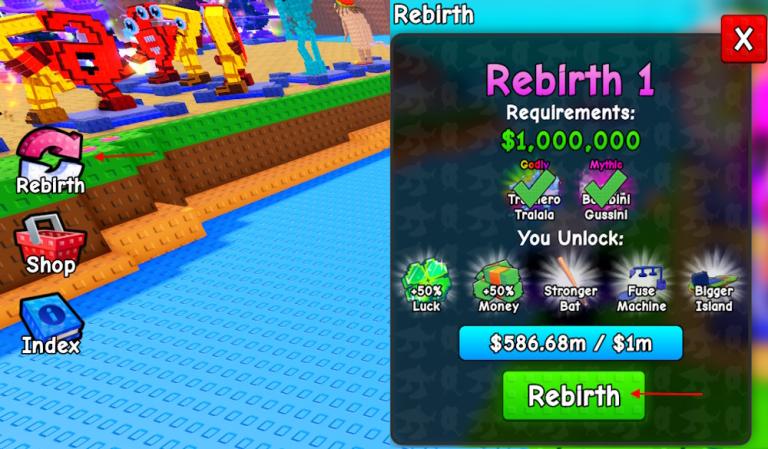 Plants vs Brainrots Rebirth Guide – How to Rebirth and All Rewards | Beebom