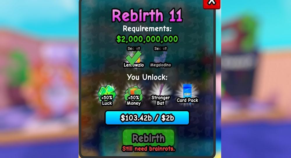 Plants vs Brainrots Rebirth Guide – How to Rebirth and All Rewards | Beebom