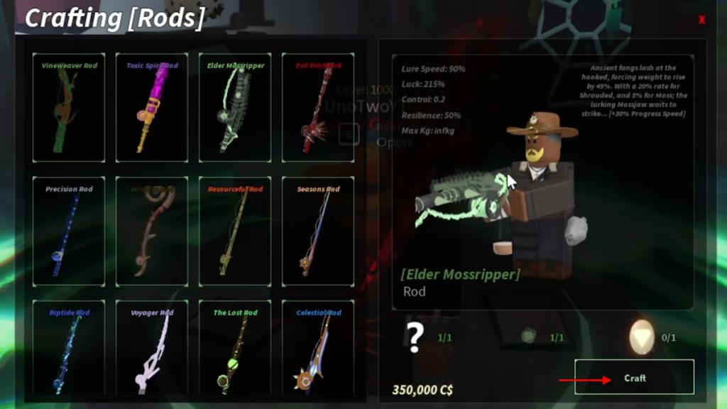 How to Get Elder Mossripper Rod in Fisch | Beebom