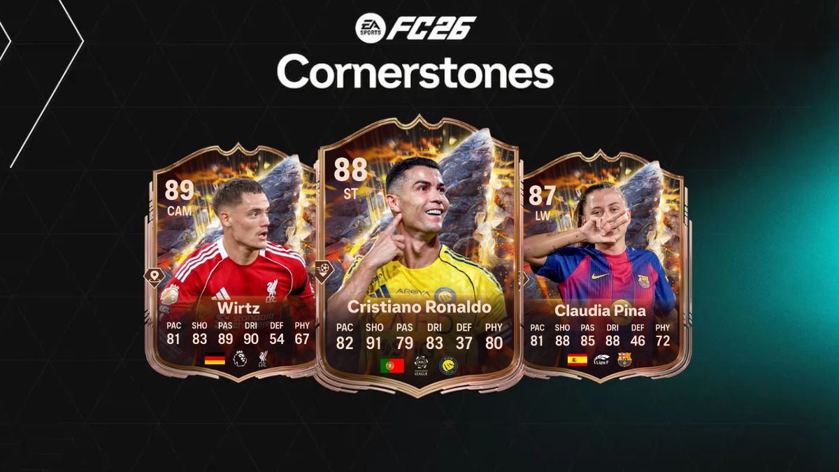 EA FC 26 Cornerstones Promo Team 2: Ronaldo, Wirtz, Pina, and More | Beebom