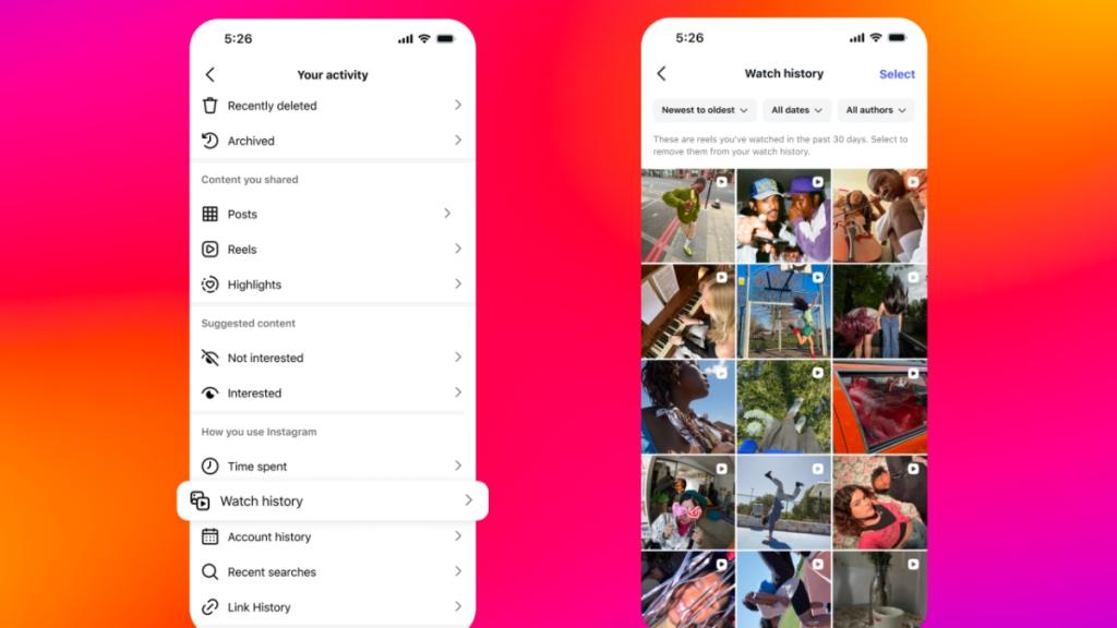 Instagram Now Saves Your Reels Watch History So You Never Lose a Recipe ...