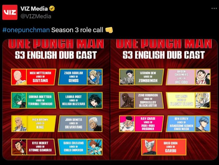 One Punch Man Season 3 English Dub: Official Release Date | Beebom