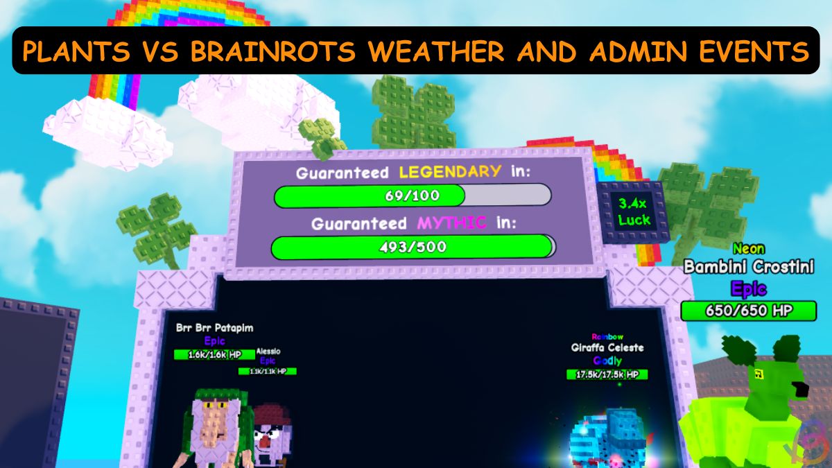 Plants vs Brainrots Weather and Admin Events (January 2026) | Beebom