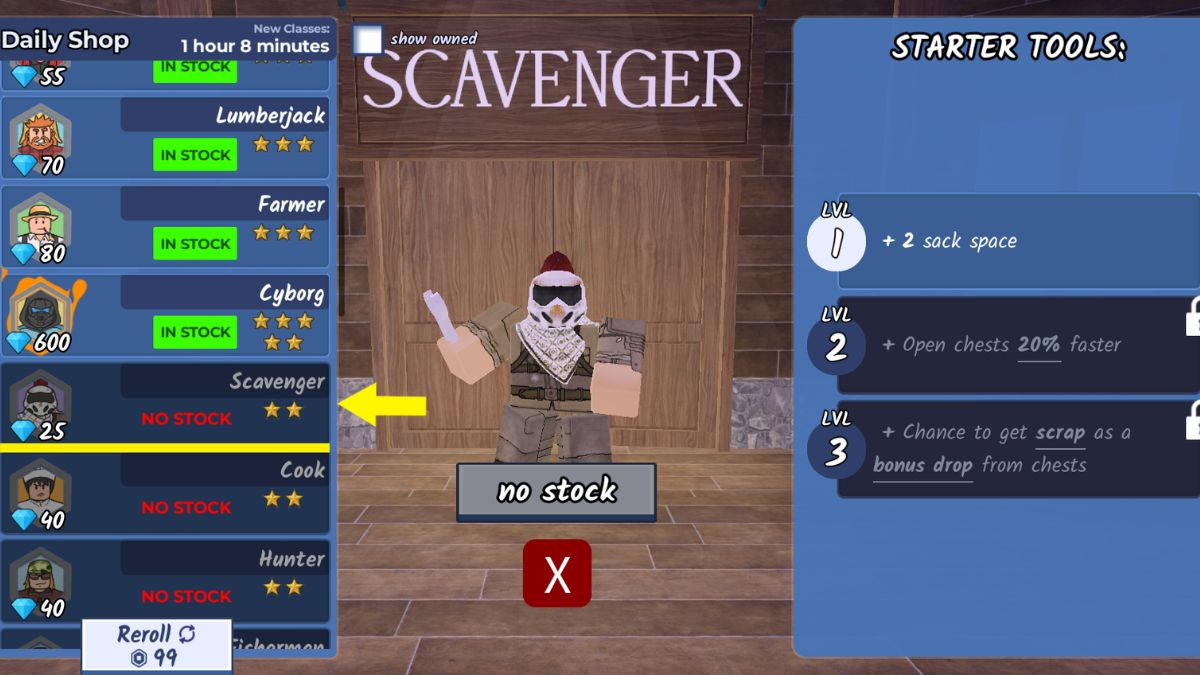 All 99 Nights in the Forest Classes Explained | Beebom