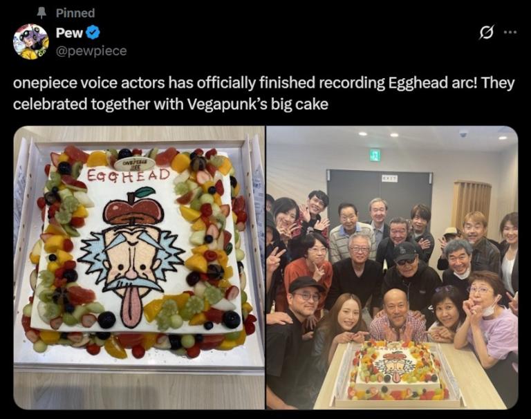 One Piece Anime Voice Acting Cast Wraps Egghead Arc Recording On a ...