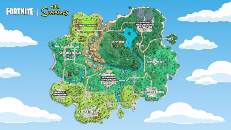 Fortnite Simpsons Season Patch Notes: New Map, Battle Pass, Weapons ...