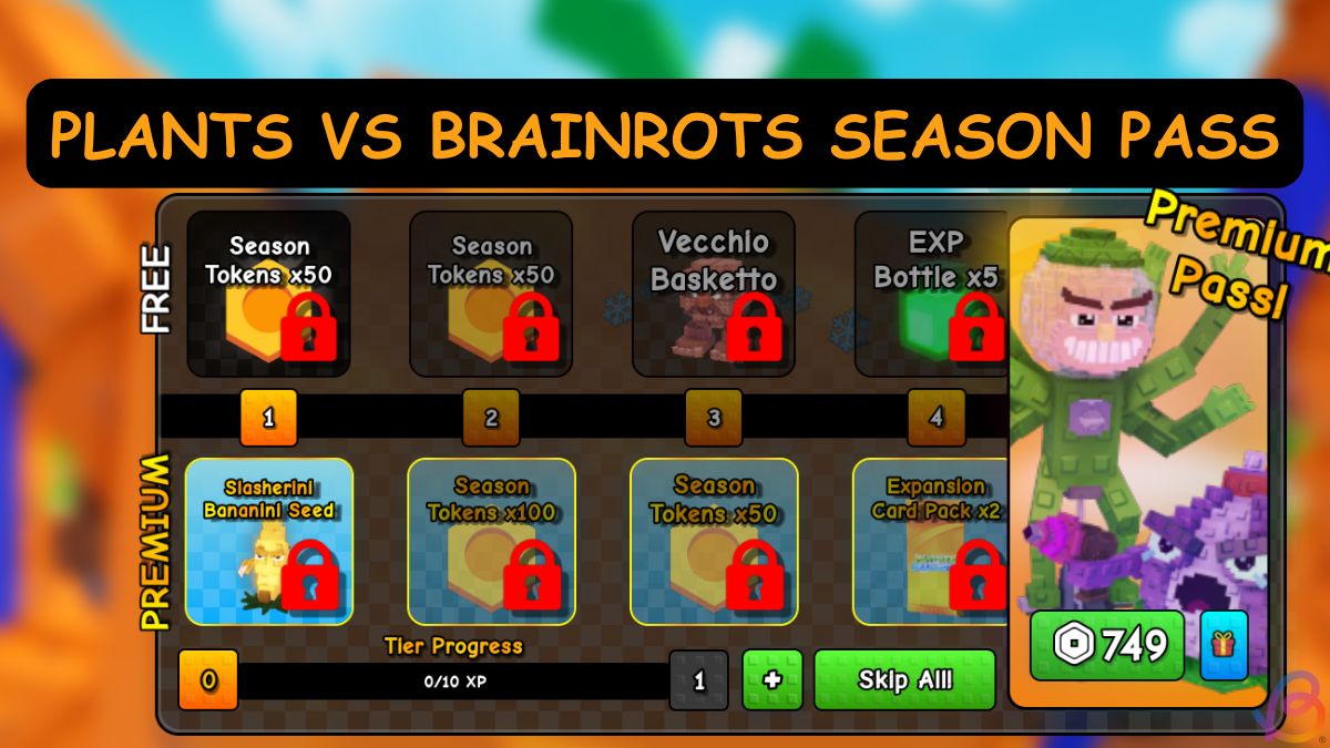 Plants vs Brainrots Season Pass Guide − All Rewards, Quests, and Store Items | Beebom